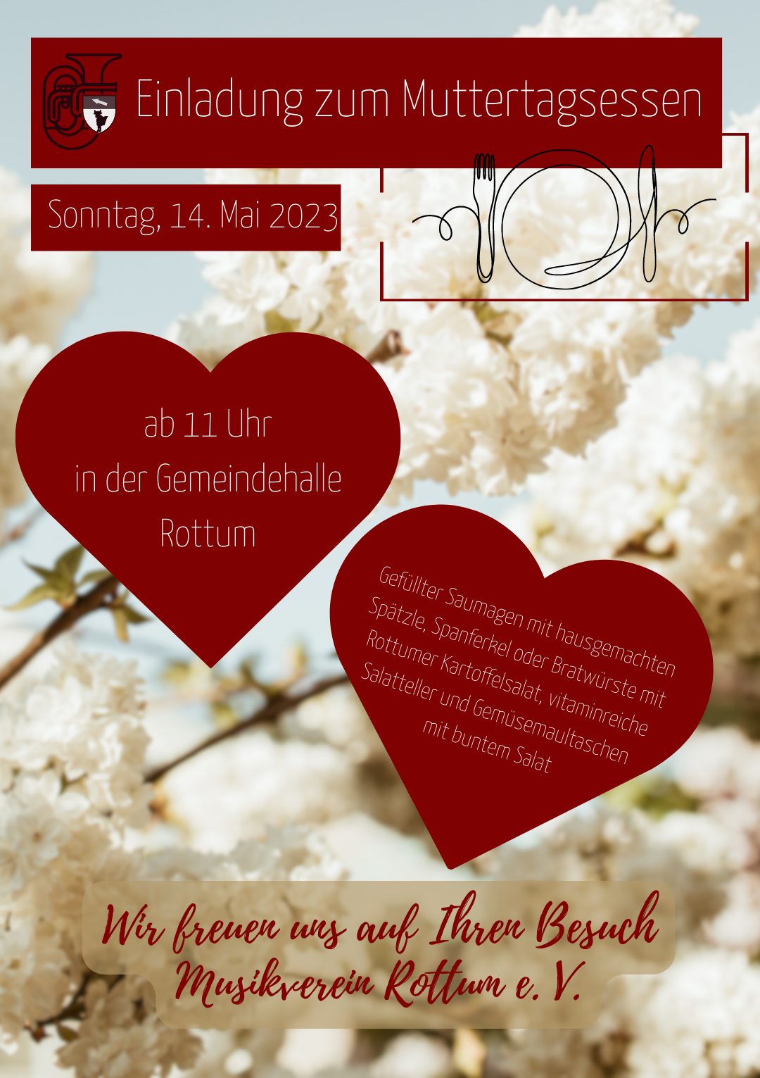 Essen mit Musik am Muttertag | Musikverein Rottum e.V.